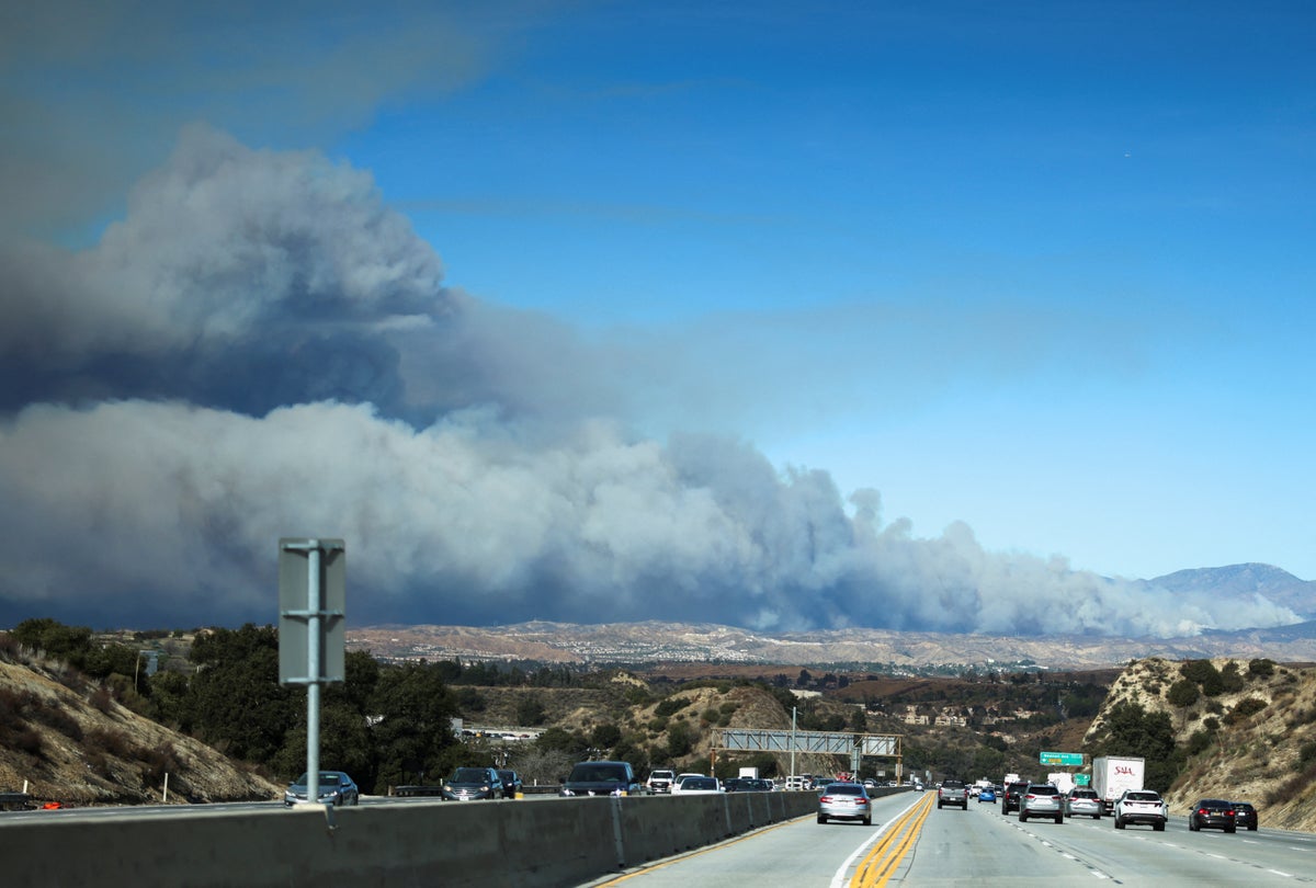 Hughes fire in Los Angeles prompts mandatory evacuations after it ...