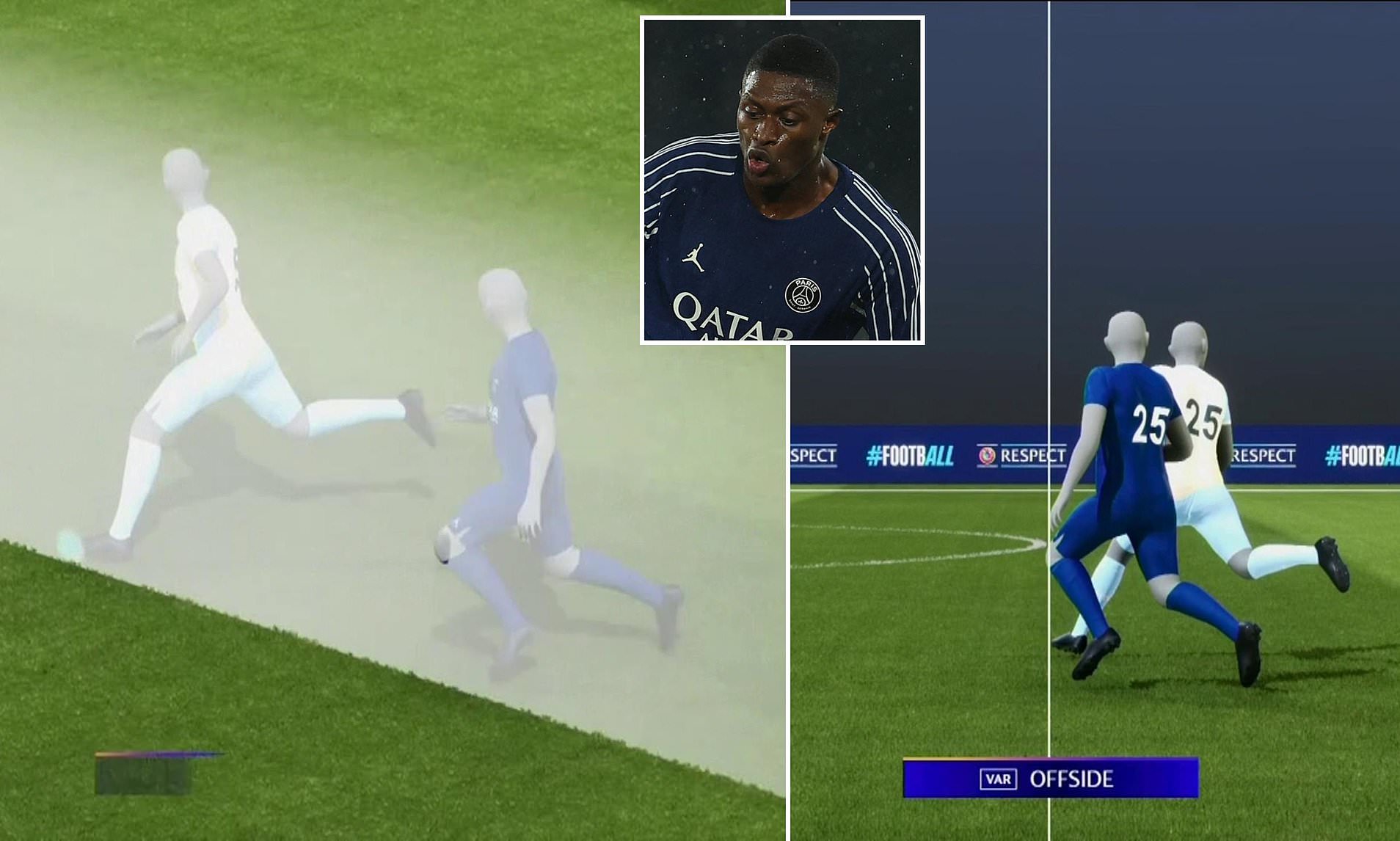 PSG see opening goal against Man City ruled out after Nuno Mendes' KNEE ...