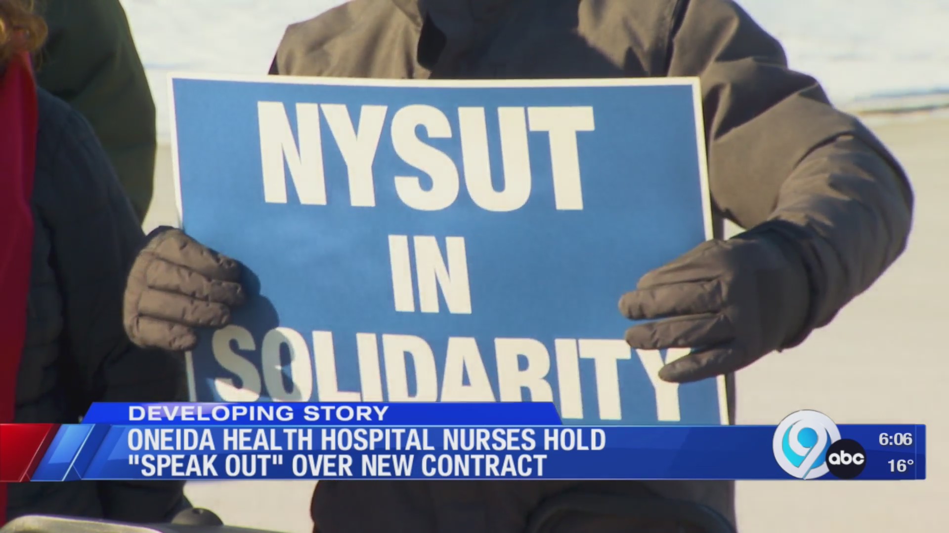 Oneida Health Hospital nurses hold "speak out" over new contract