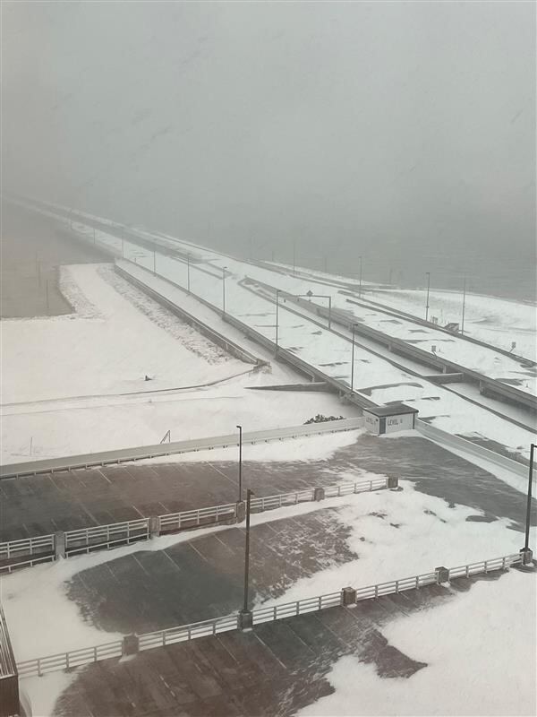 Causeway officials work to clear bridge as icy conditions persist
