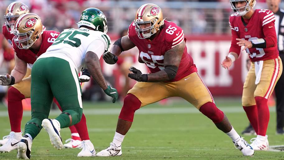 PFF Ranks 49ers Guard Aaron Banks 73rd Among NFL Free Agents