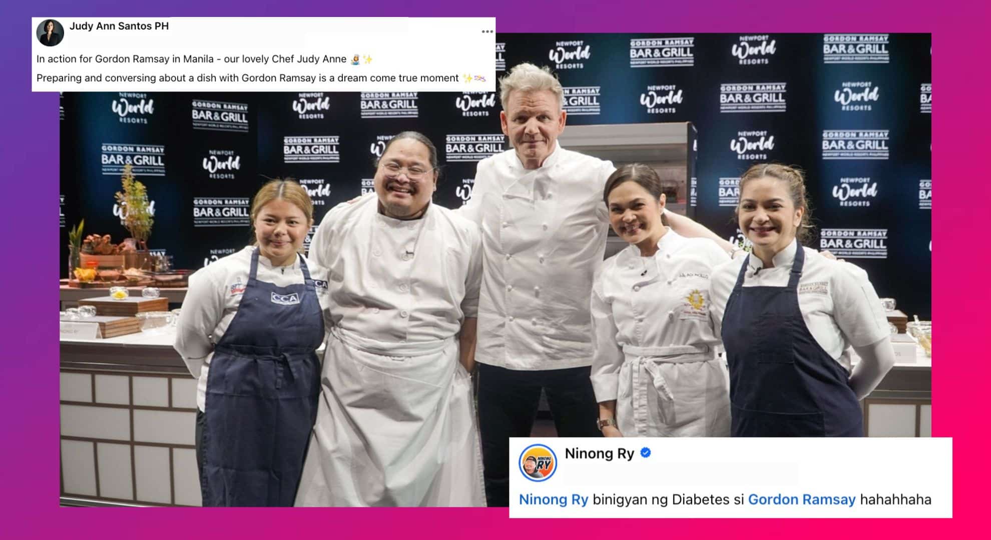 Gordon Ramsay holds Masterchef-style challenge, collaborates with PH ...