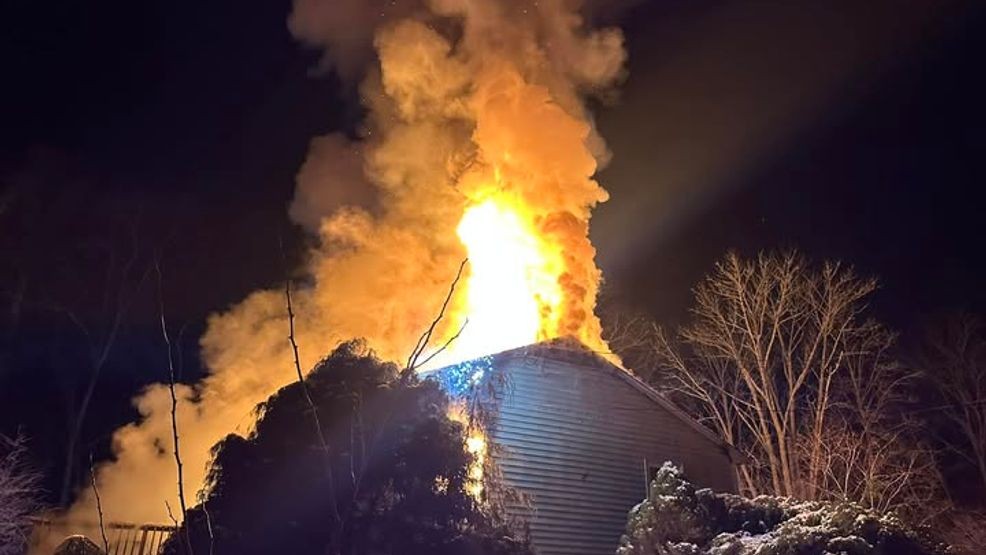 Massive fire engulfs house in Rochester