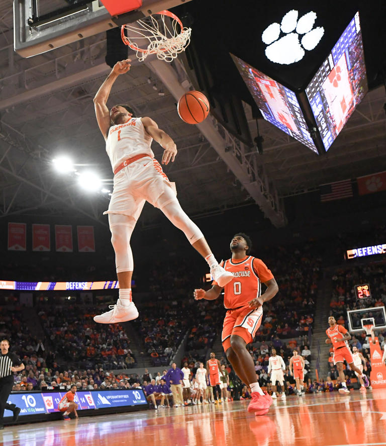 Clemson basketball vs Syracuse final score: Chase Hunter leads Tigers ...