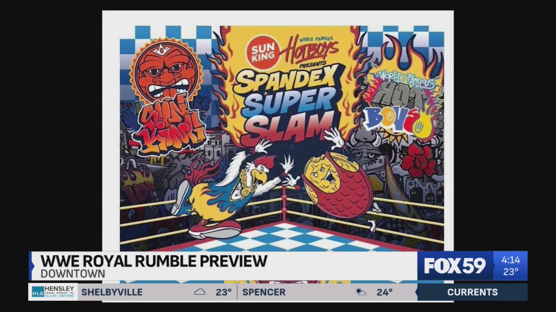 Preview of WWE Royal Rumble in downtown Indianapolis