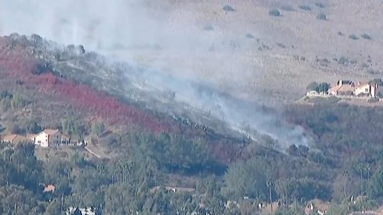 Center Fire | Forward rate of spread stopped in Rancho Bernardo fire ...