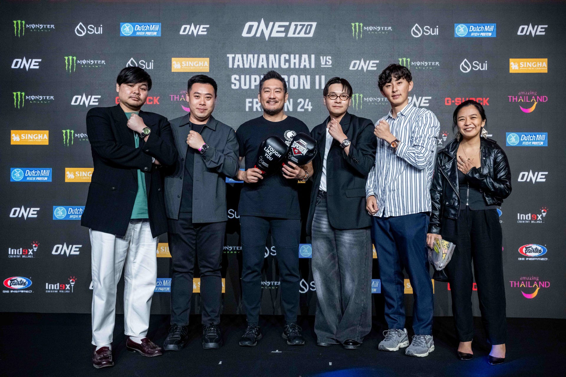 Photos: ONE 170 pre-fight press conference with Marcelo Garcia ...