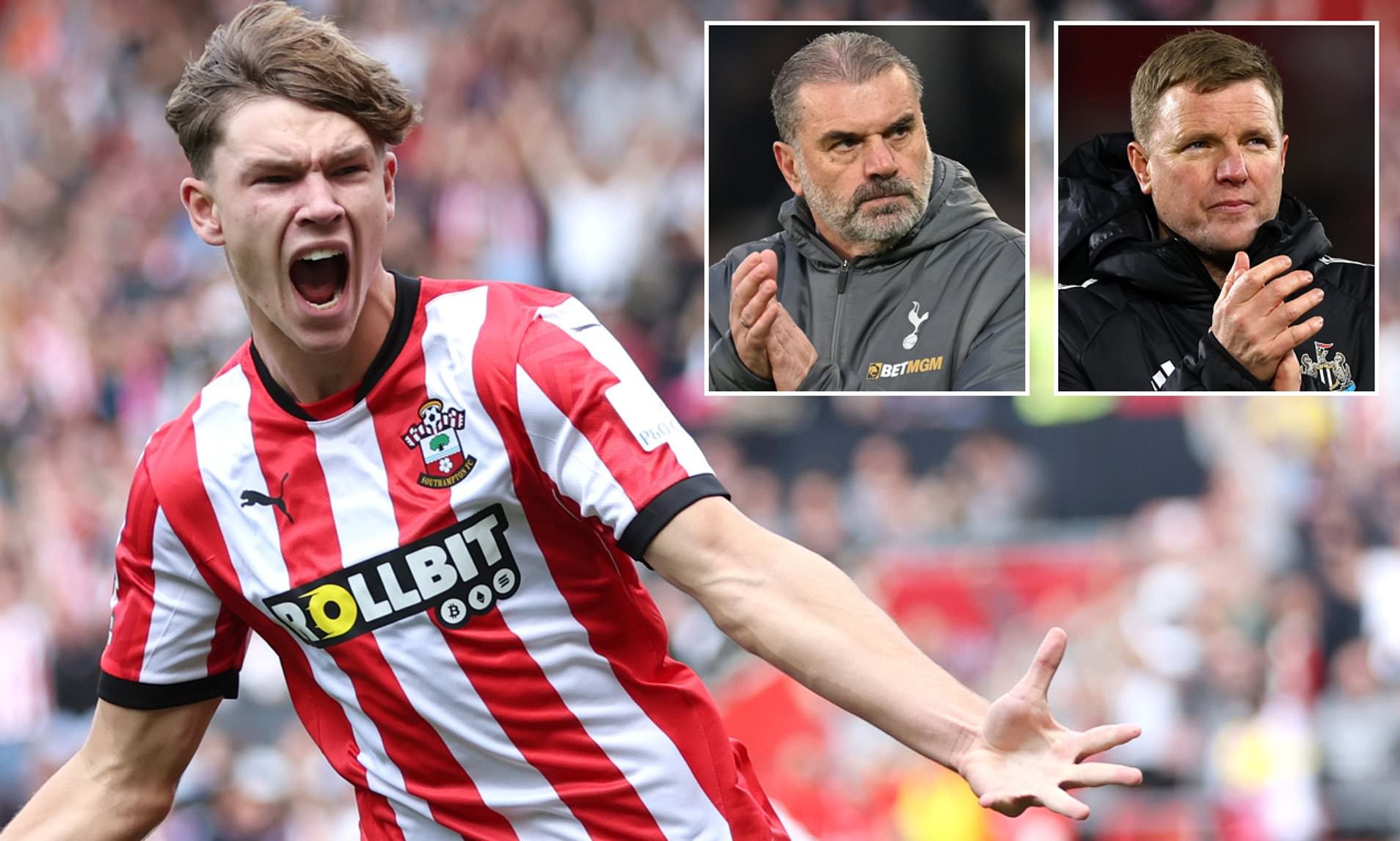 Southampton want in excess of £55MILLION for Tyler Dibling - as ...