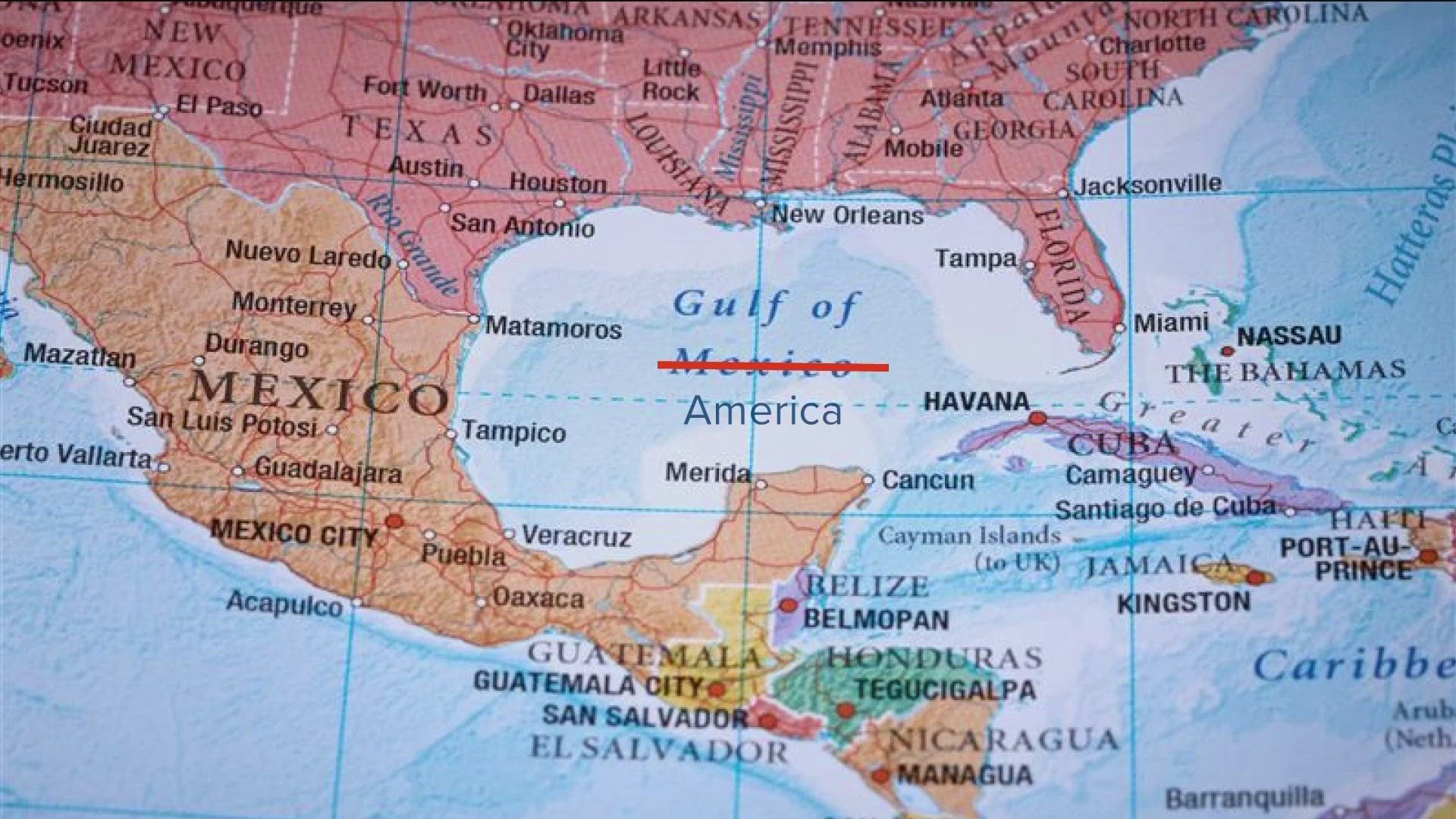 Will the Gulf of Mexico be officially renamed the 'Gulf of America'?