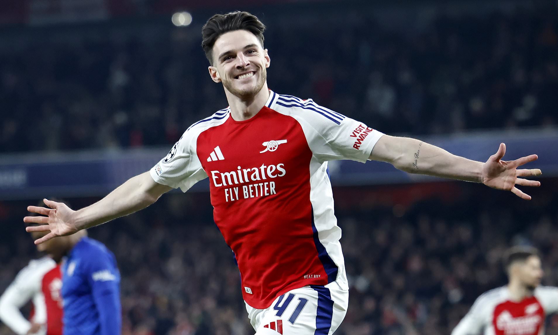 Arsenal 3-0 Dinamo Zagreb: Declan Rice's first Champions League goal ...