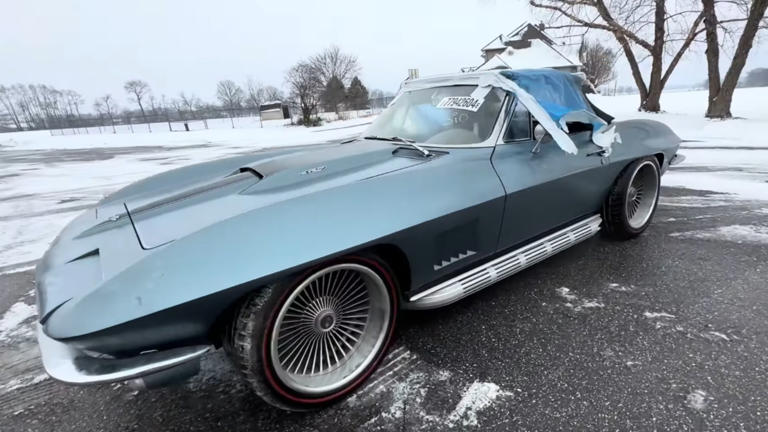 Back From The Dead: Flooded Damaged 1967 Corvette Gets A Second Chance