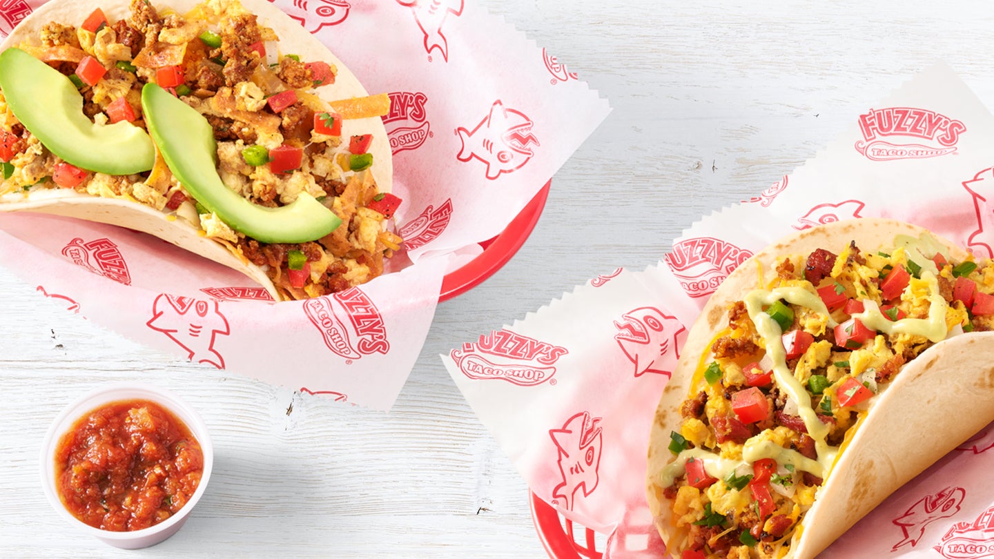 Fuzzy’s Taco Shop introduces new breakfast tacos