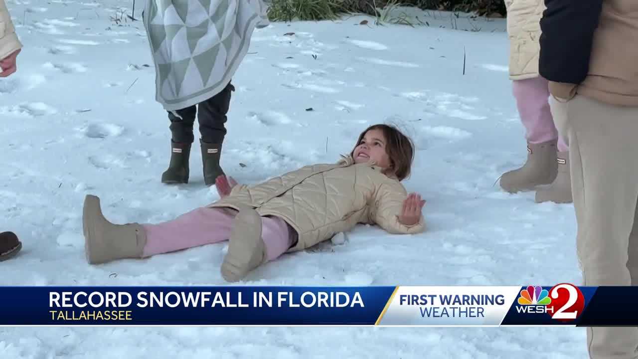 It snowed in Florida! See photos, videos