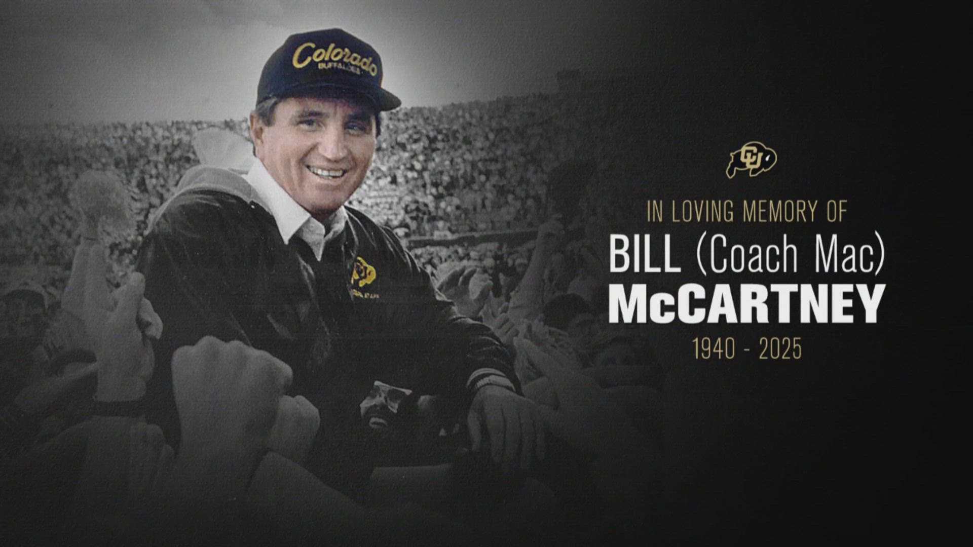 CU holds memorial service for coach Bill McCartney