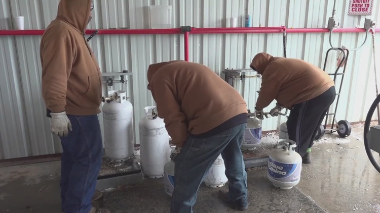Cold weather causes delays in Arkansas propane deliveries
