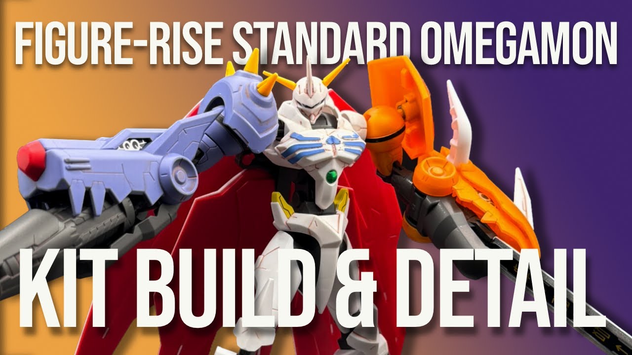 Building and Panel Lining a Digimon Omegamon (Omnimon) Figure-Rise ...