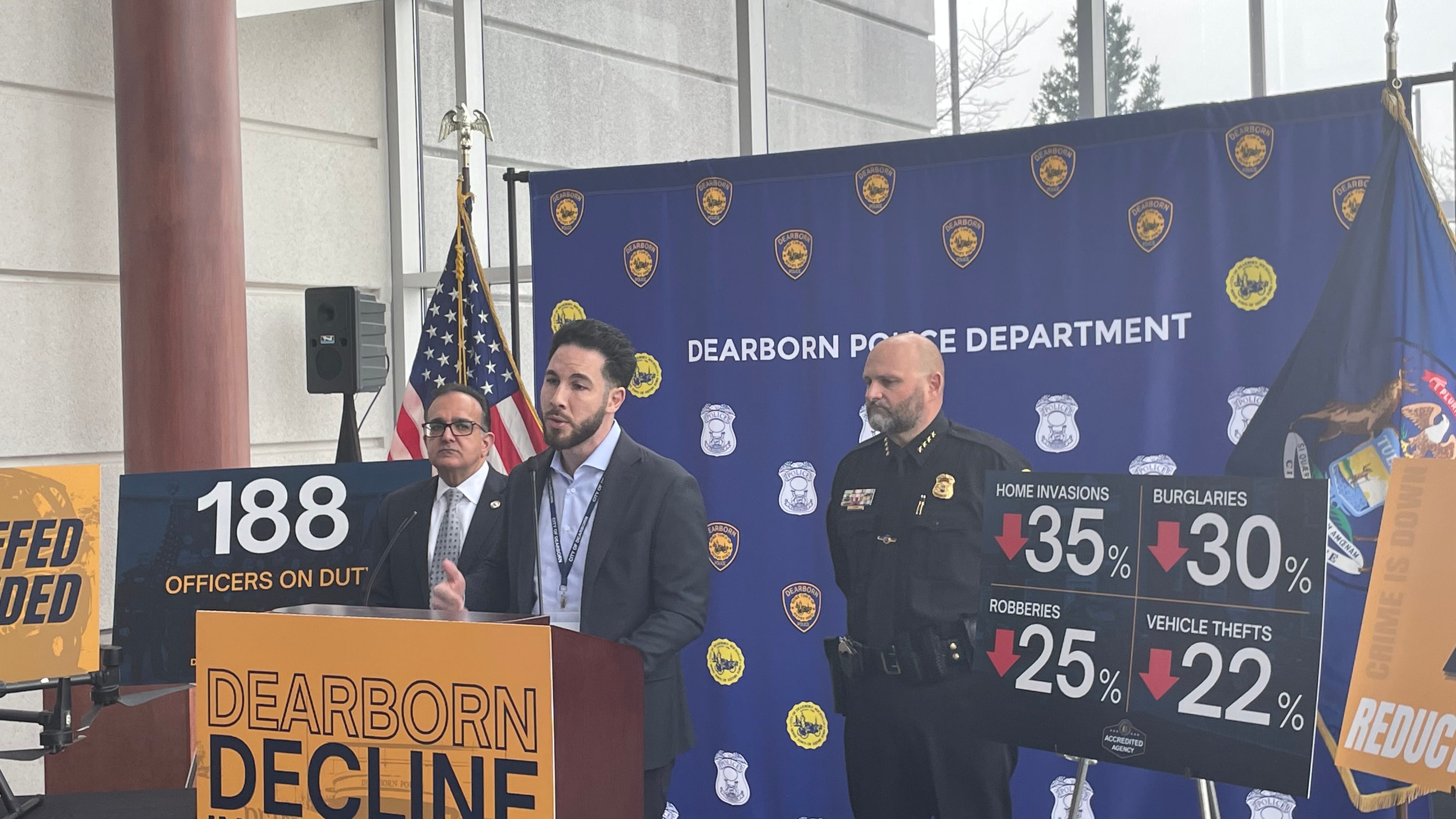 Dearborn mayor: Crime is down as city hires more police officers
