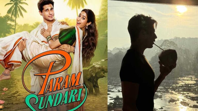 Na (Really) handsome! Sidharth Malhotra first BTS picture from Param Sundari has fans swooning