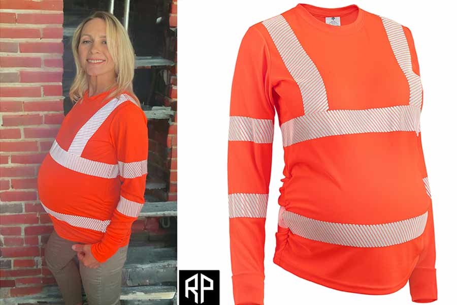 New business makes maternity PPE for women in the manufacturing industry