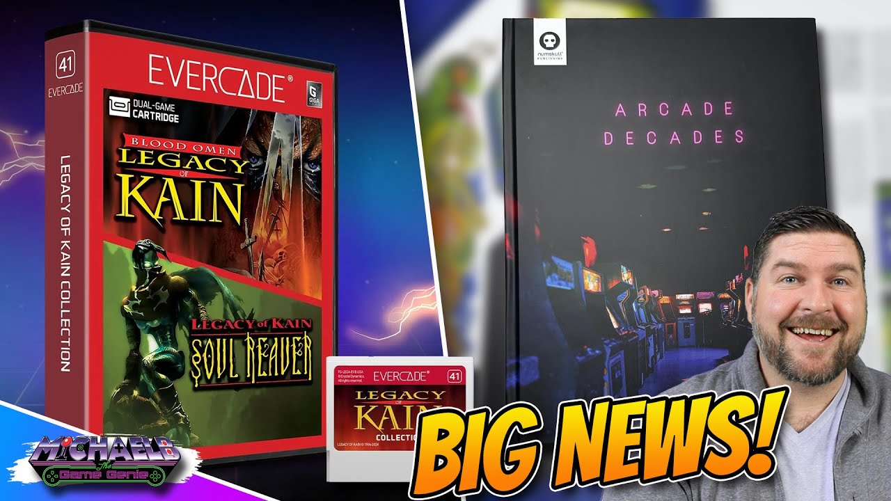 Evercade Legacy of Kain Collection & Quarter Arcades Arcade Decades ...