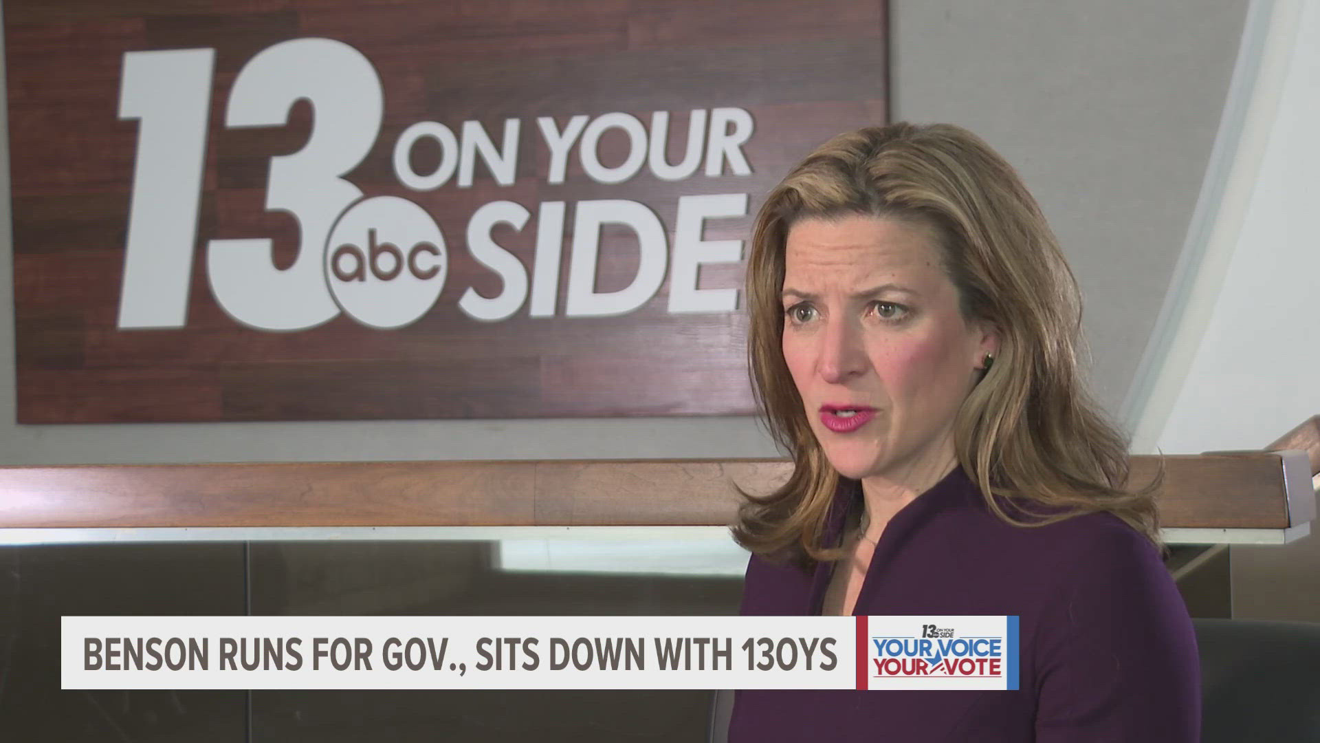 Jocelyn Benson announces bid for Michigan governor, sits down with 13OYS Jocelyn Benson announces bid for Michigan governor, sits down with 13OYS