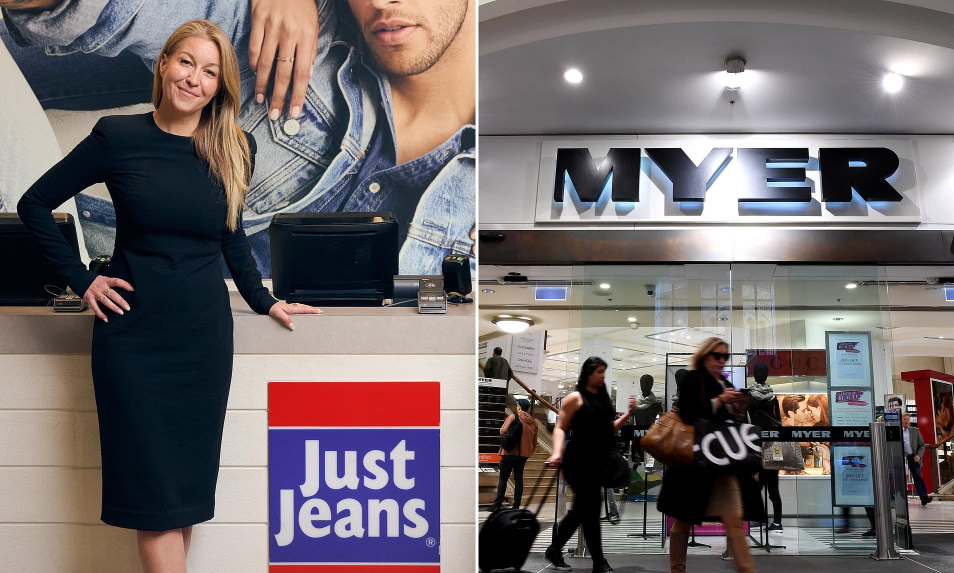 Myer to buy Just Jeans, Jay Jays, Portmans, Dotti and Jacqui E