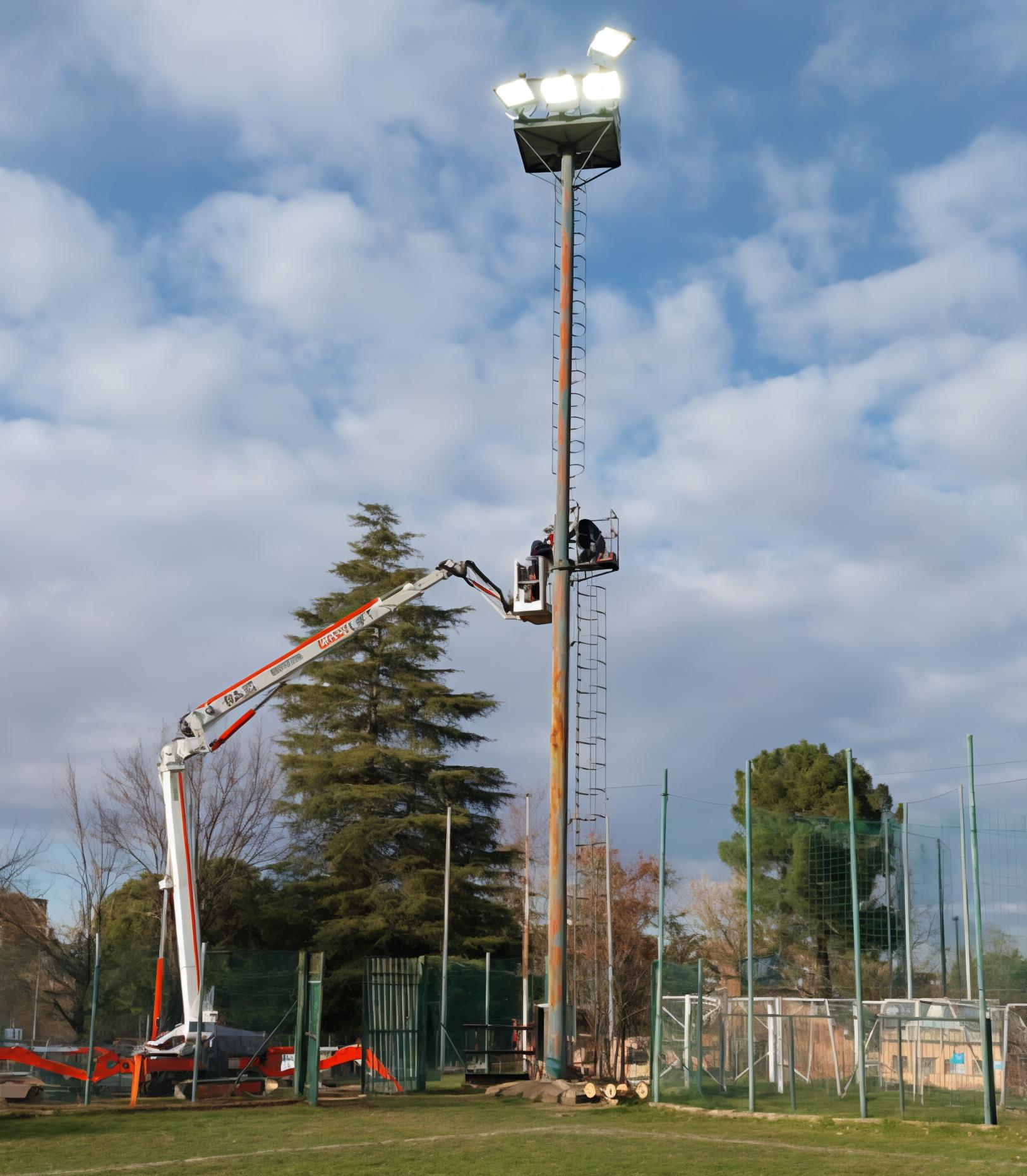 Luci al Dainesi, nuovo impianto allo stadio