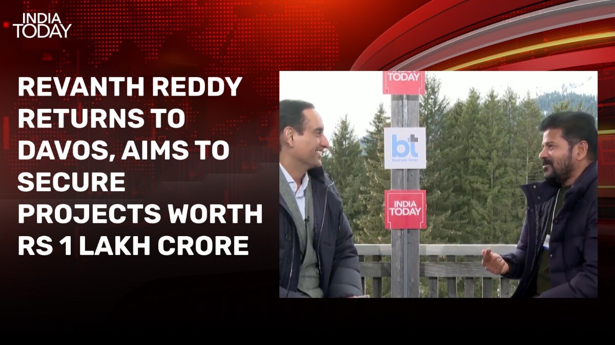 Returned to Davos with aim to secure projects worth Rs 1 lakh crore ...