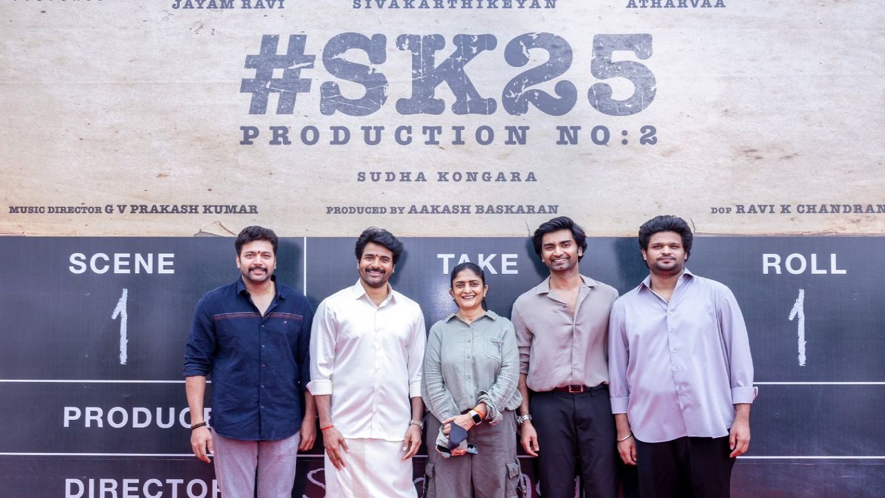Is this the FINAL title for Sudha Kongara’s SK25 starring Sivakarthikeyan, Ravi Mohan and Atharvaa?