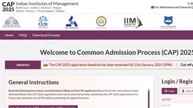CAP 2025 Registration Process Ends Today At cap2025.iimbg.ac.in; Check ...