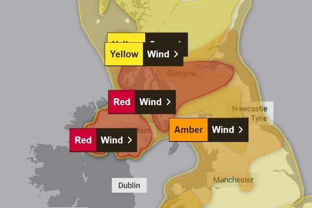 What is a red weather warning? Why the Met Office issues the maximum ...