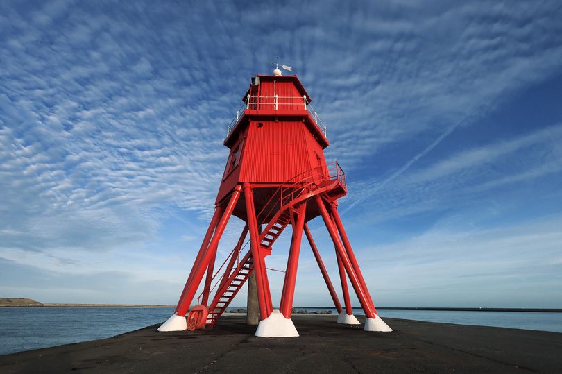 Storm damaged South Shields Herd Groyne lighthouse reopens after £ ...