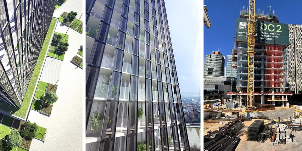 DC Tower 2 kratzt schon an den Wolken Wiens