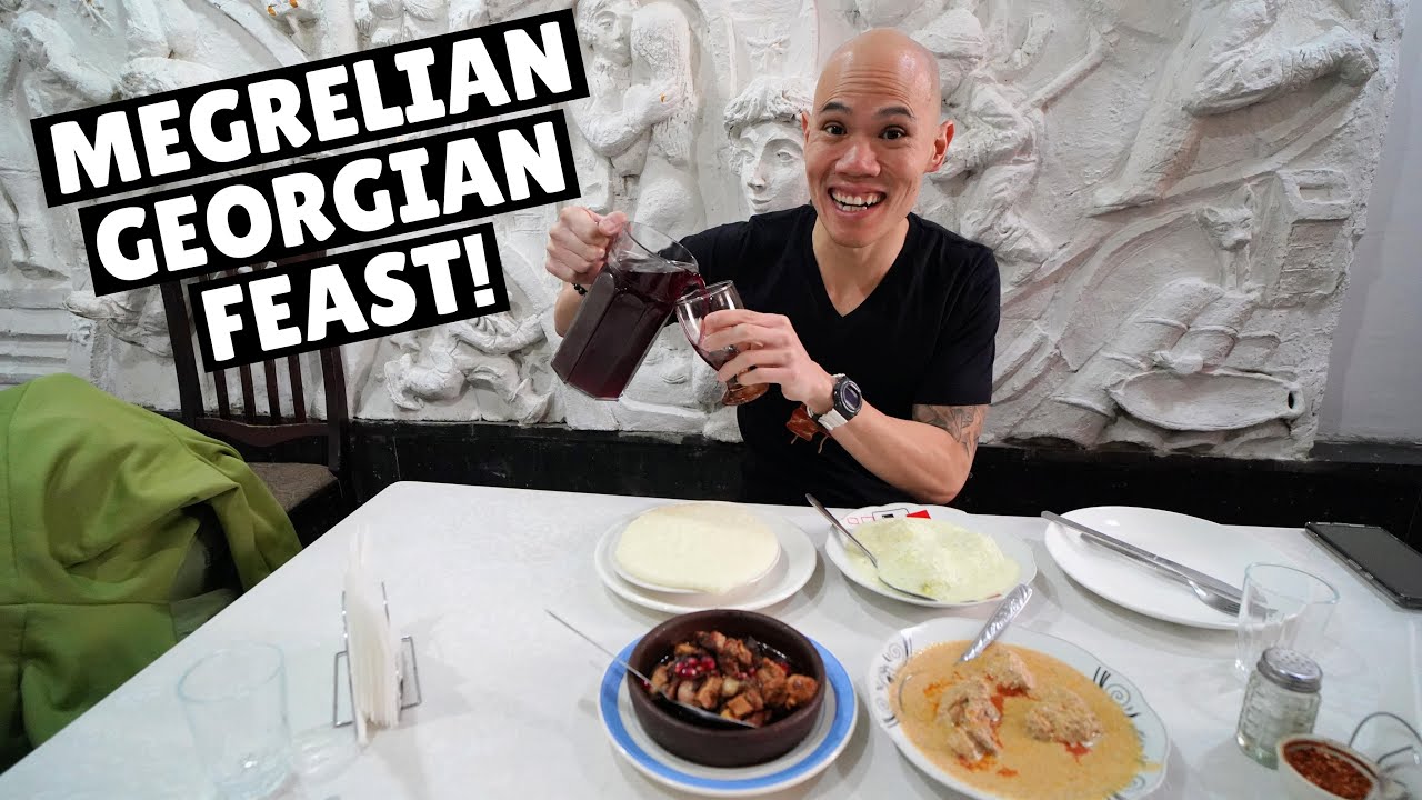 MUST TRY Georgian Food | Megrelian Khachapuri, Elarji, Kharcho ...