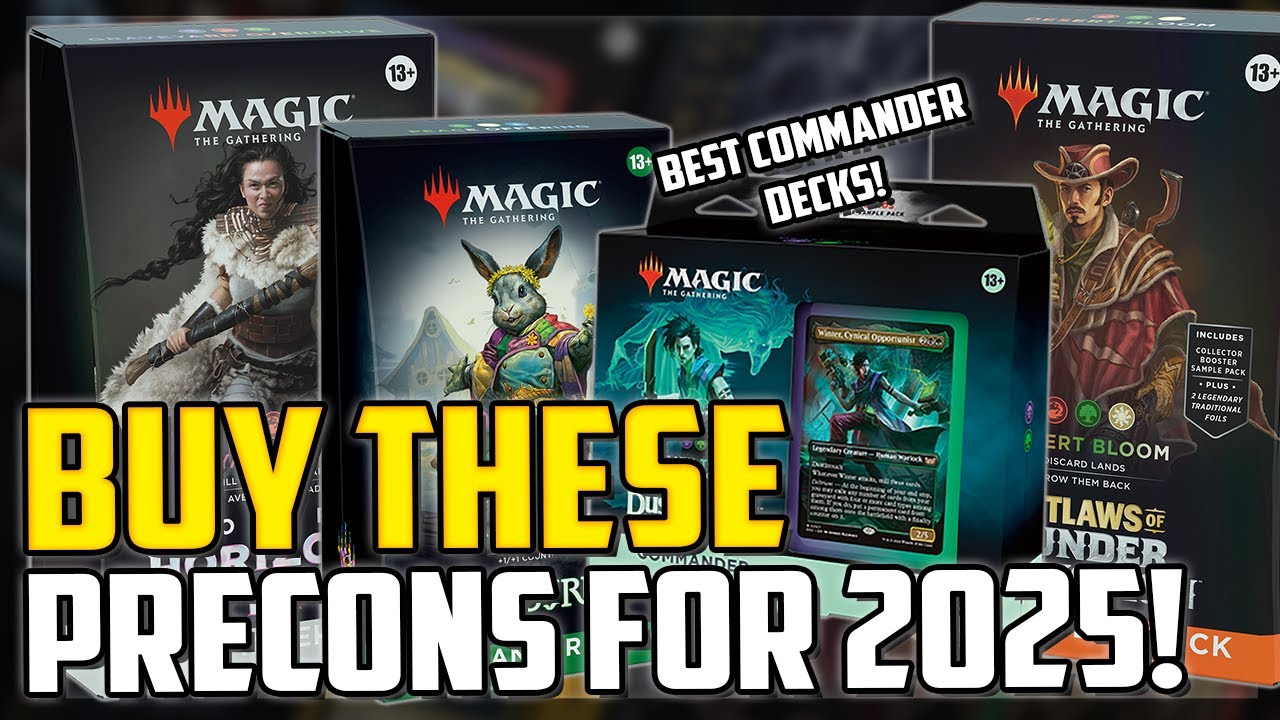 Top 10 Best Precon Decks for Commander! (2025 Update!) - Magic The Gathering