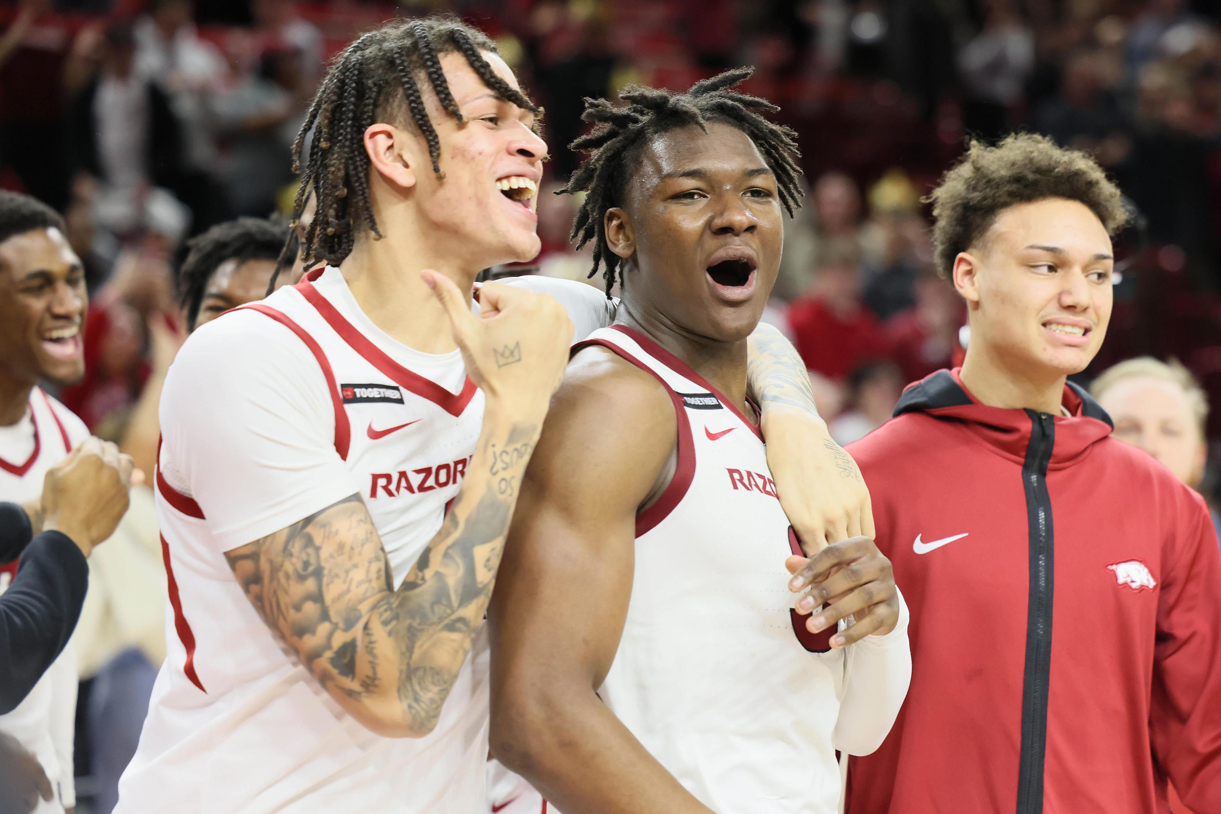 Arkansas basketball turns weakness into strength, beats Georgia for ...