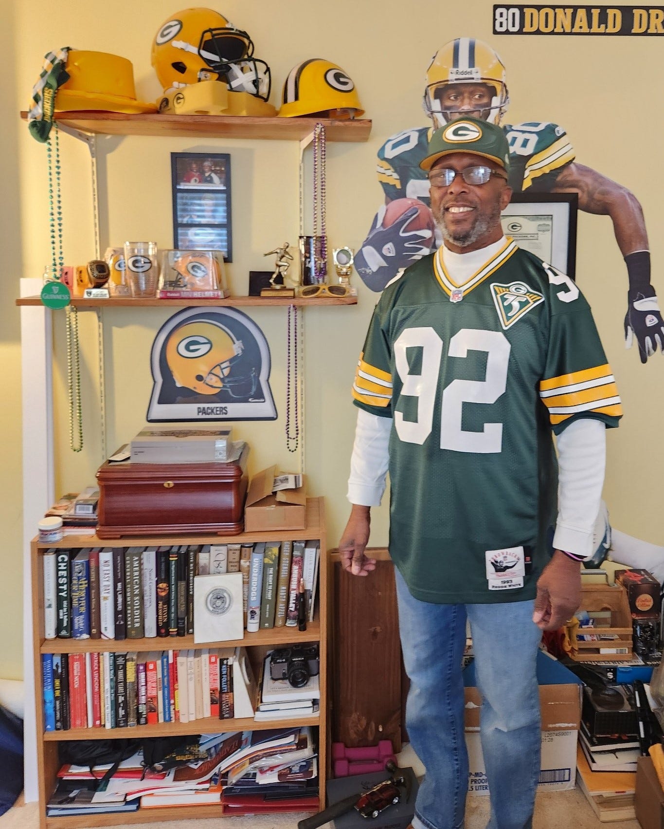 Marine Corps veteran has been a Packers fan since the Ice Bowl, and now ...