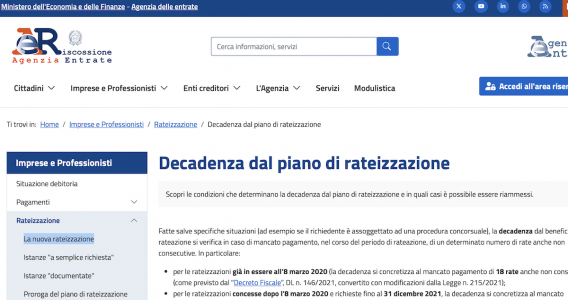 Rateizzazione delle cartelle: dopo quante rate non pagate si decade?