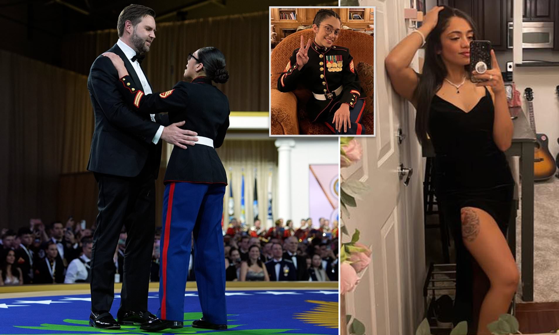 JD Vance's dad joke to Marine to 'break the ice' at inauguration ball