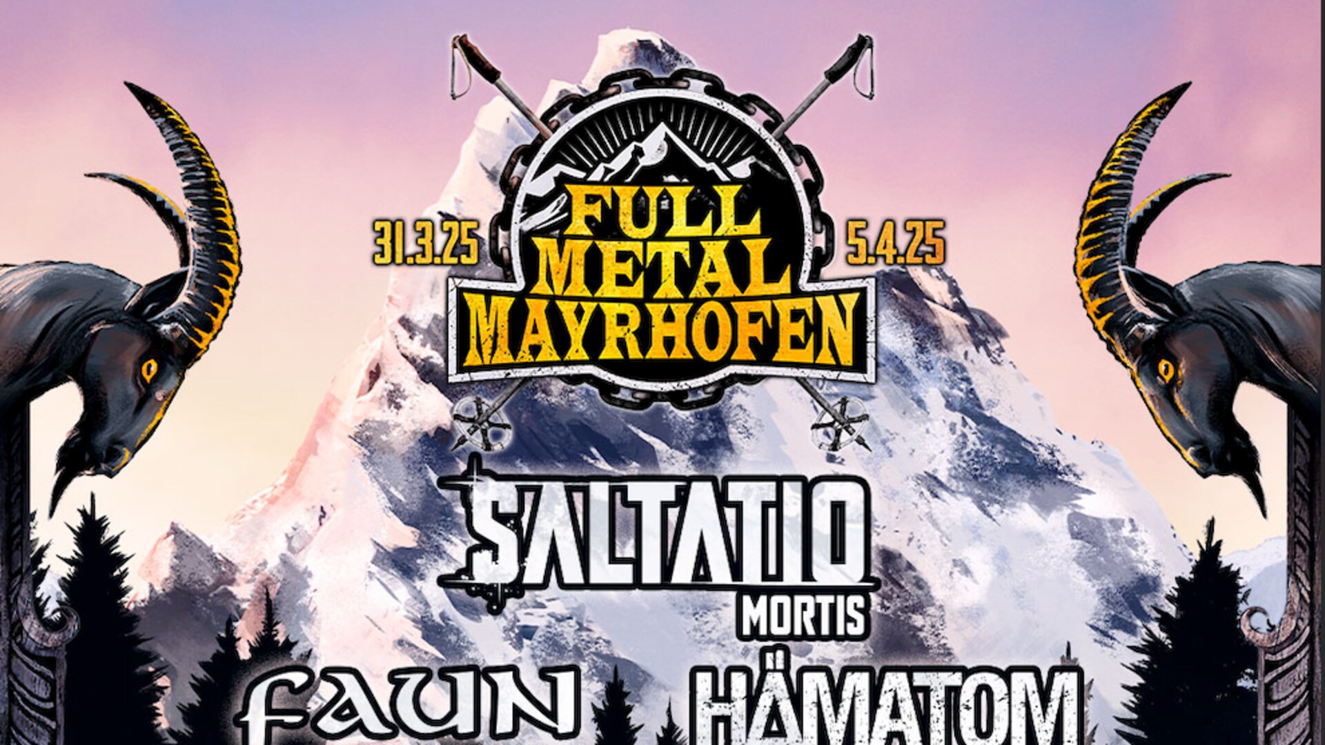 Mosh in den Alpen: Bands für das Full Metal Mayrhofen stehen fest