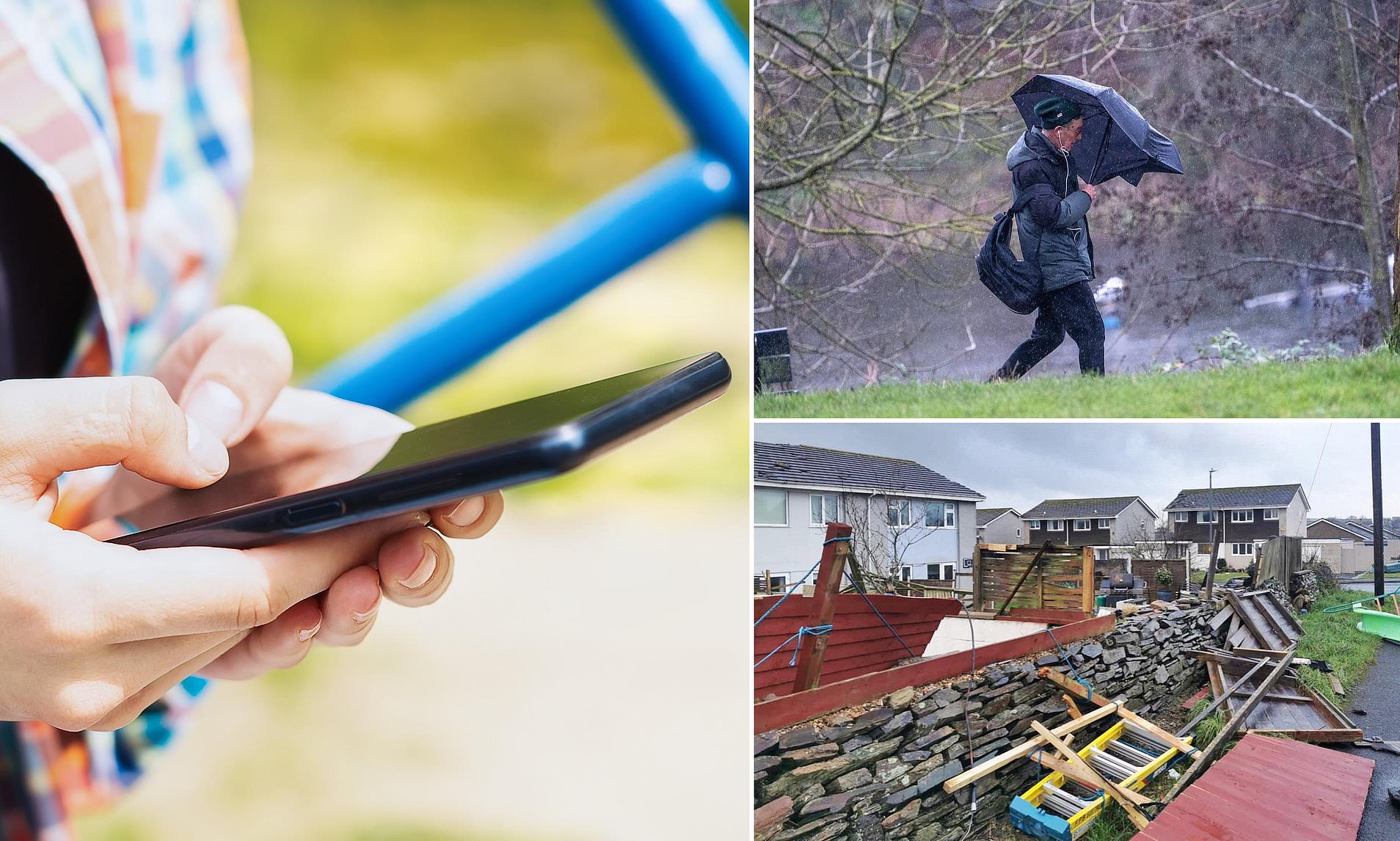 Nearly 5million in path of Storm Eowyn to get emergency alert texts