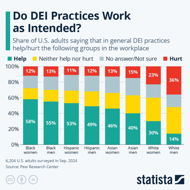 Americans Divided in Their Views of DEI Initiatives