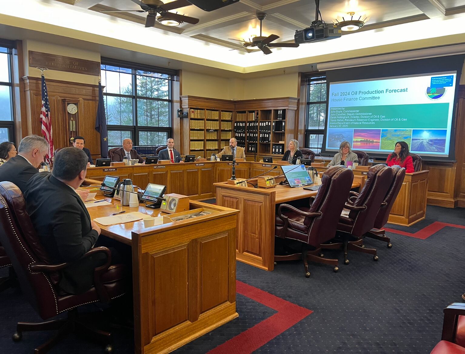 Early legislative session questions focus on oil forecast, avoiding ...