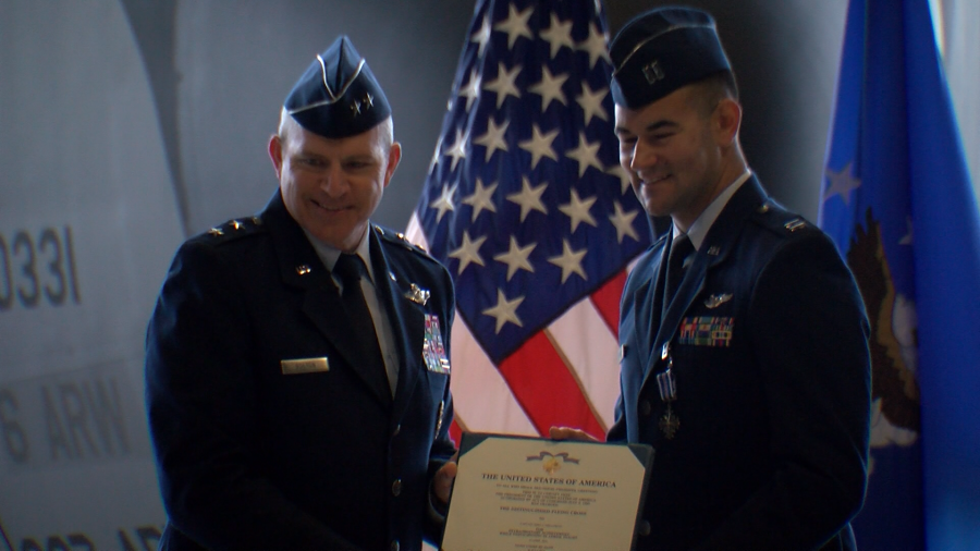 Aircrew members awarded Distinguished Flying Cross at MacDill AFB