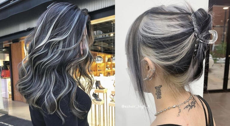 Mechas ‘cebra’: el tinte que rejuvenece y oculta canas con un look moderno