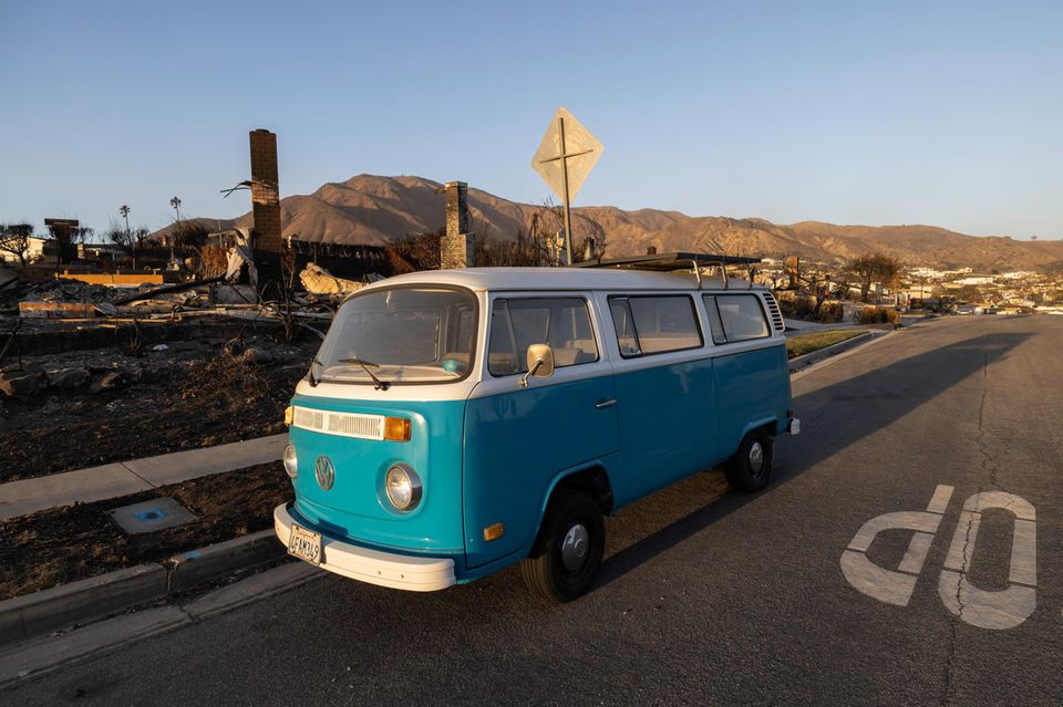 "Azul": Dieser Bulli erlebte sein (blaues) Wunder in den Feuern von L.A.