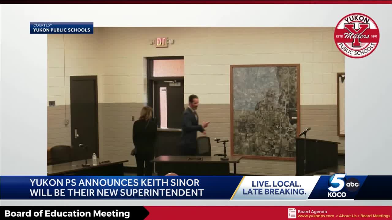Yukon Public Schools names Keith Sinor new superintendent