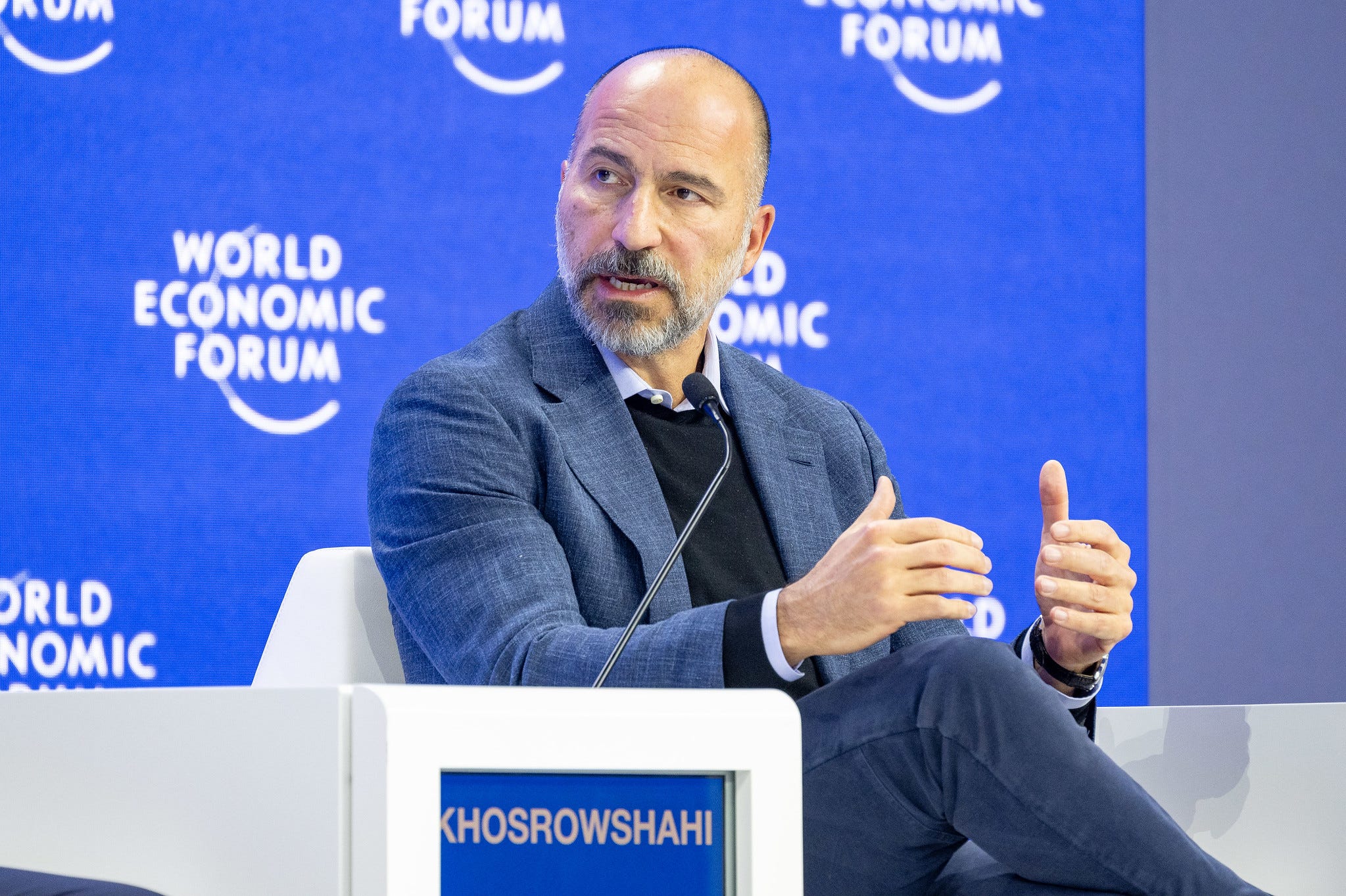 Uber CEO addresses the elephant in the room: What happens to human Uber ...