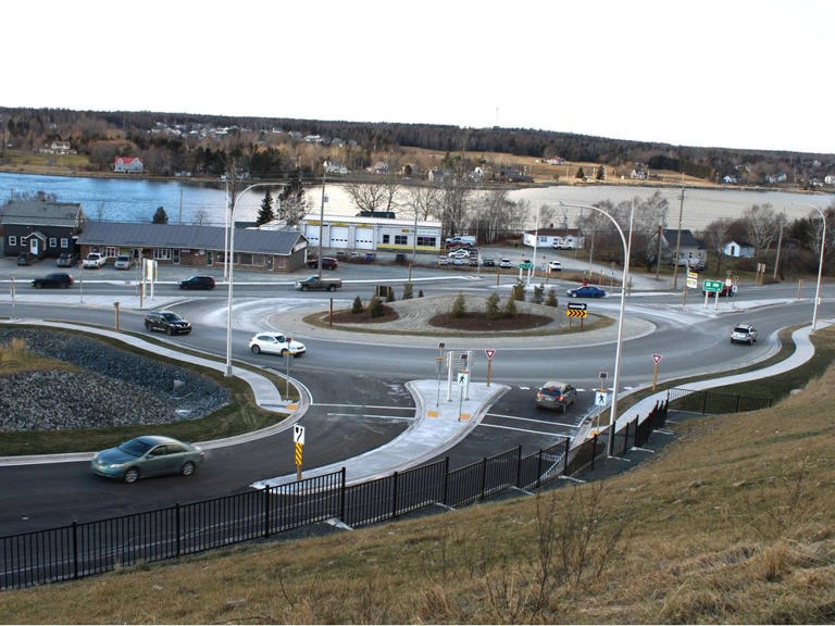 IN PHOTO: New Cape Breton roundabout in Sydney River fully open to ...
