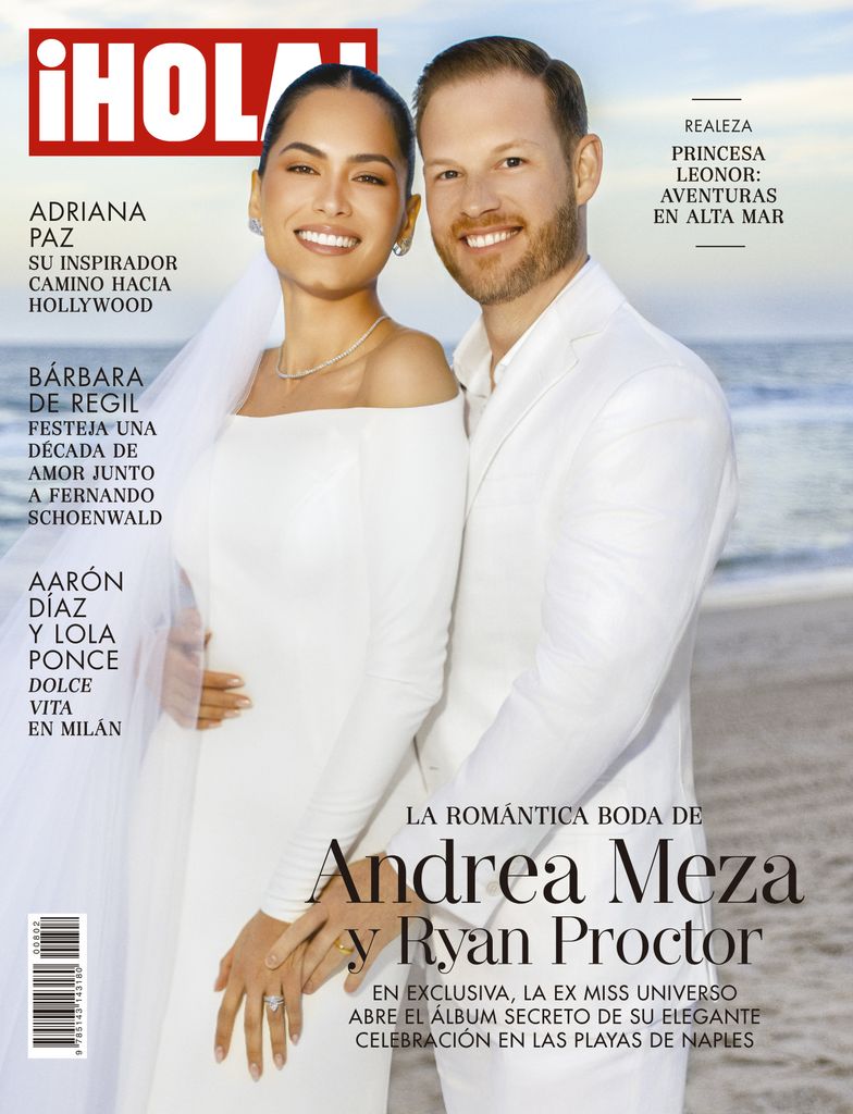 En ¡HOLA!, la romántica boda de Andrea Meza y Ryan Proctor